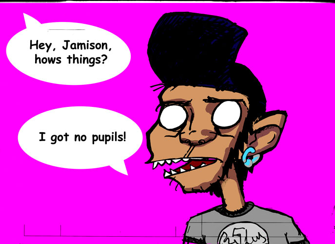I see a brite white lite! | Jamison King